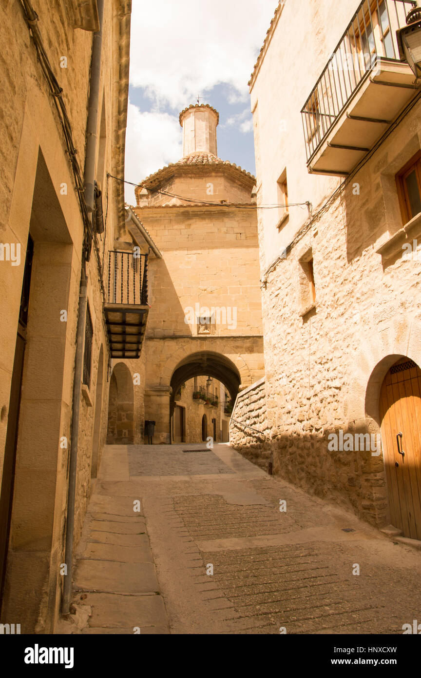Strolling through Calaceite Stock Photo - Alamy