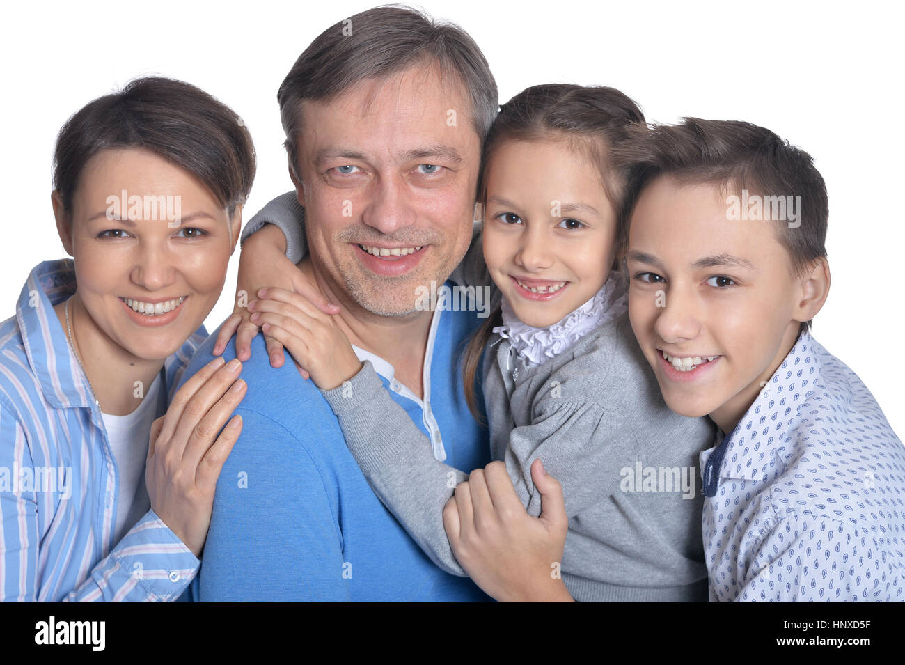 happy smiling family Stock Photo - Alamy