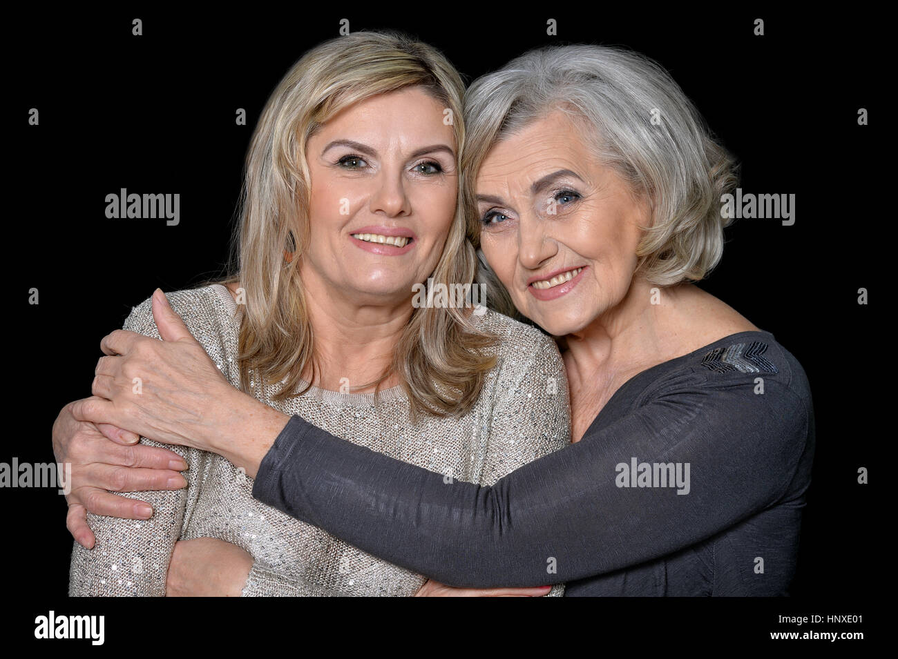 two beautiful senior women Stock Photo - Alamy