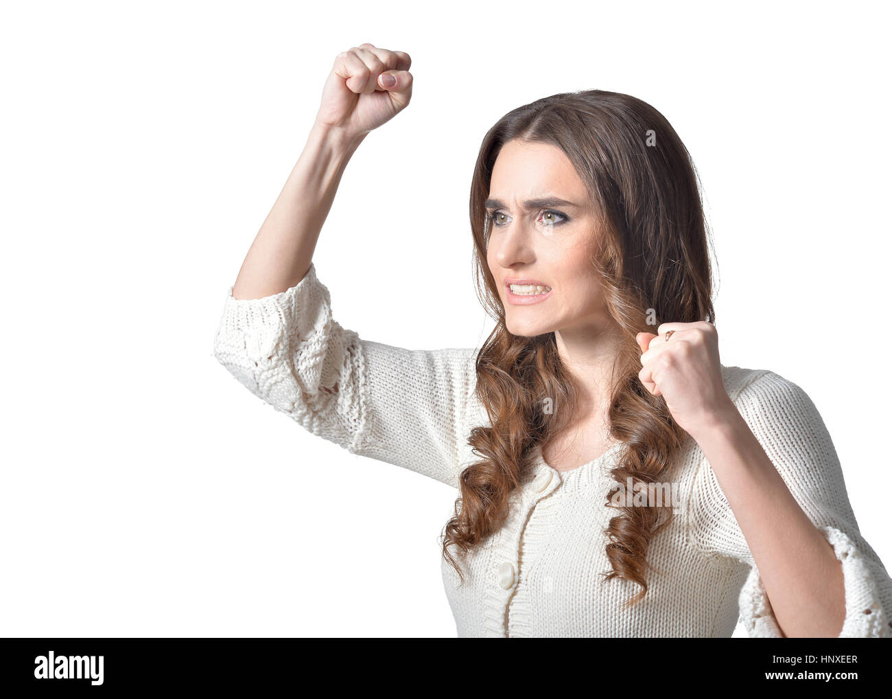 angry young woman Stock Photo - Alamy