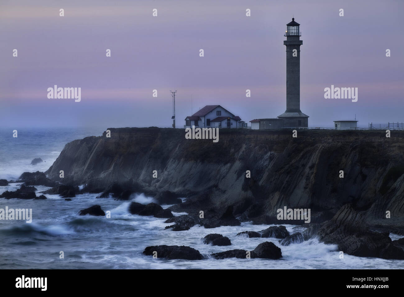 California Coastal Scene Stock Photo - Alamy