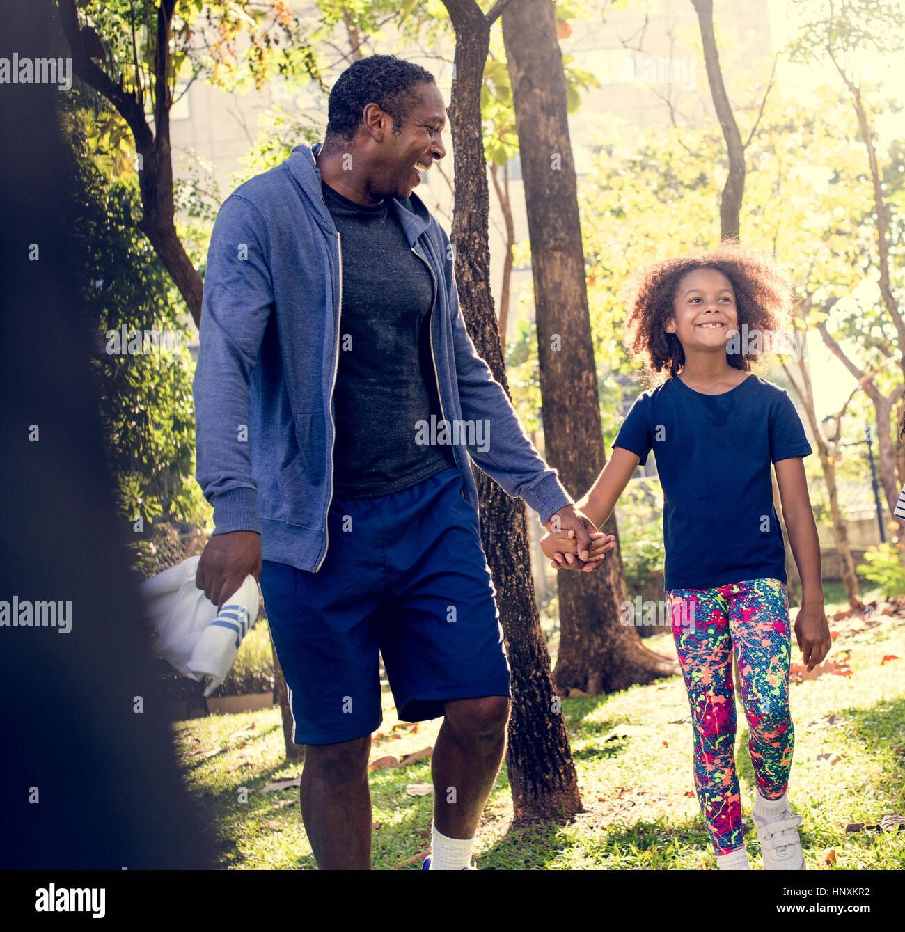 Exercise Activity Family Outdoors Vitality Healthy Stock Photo - Alamy