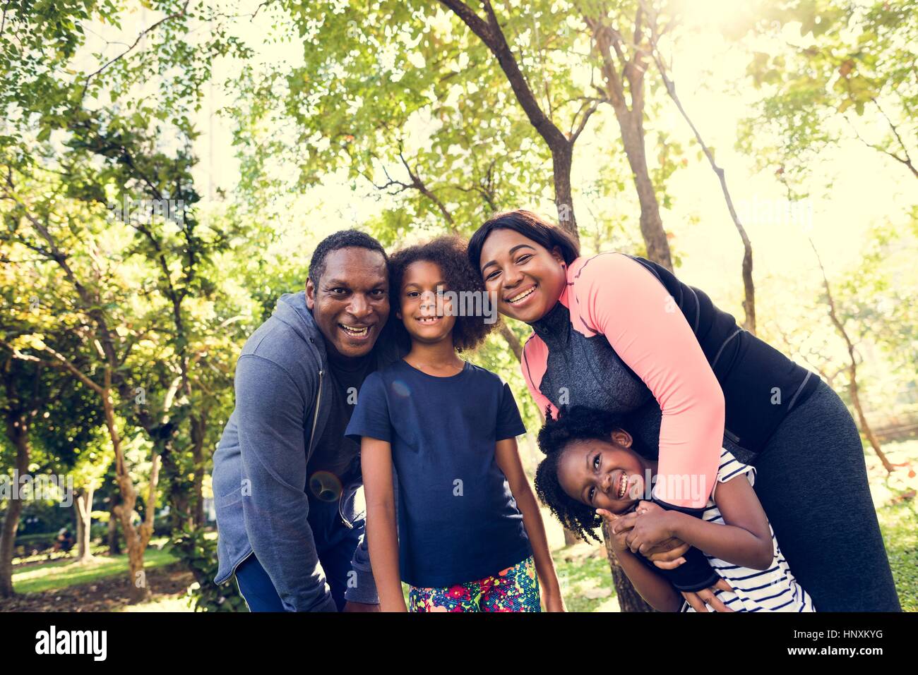 Exercise Activity Family Outdoors Vitality Healthy Stock Photo - Alamy