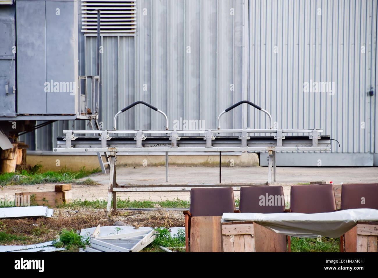 Machine that would stick to the iron. Bending steel. Manual machine ...