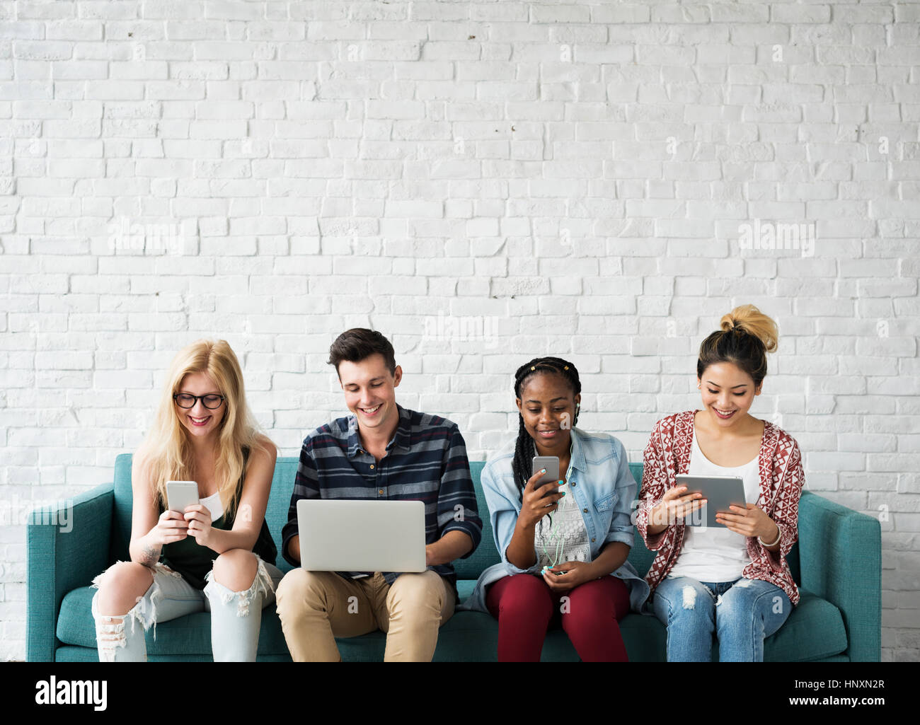 Friends Team Happiness Togetherness Fun Stock Photo - Alamy