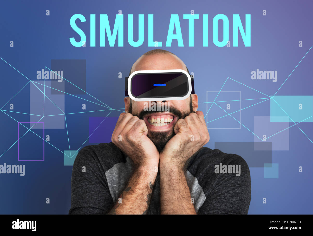 Technology Innovation Simulation Gadget Concept Stock Photo - Alamy