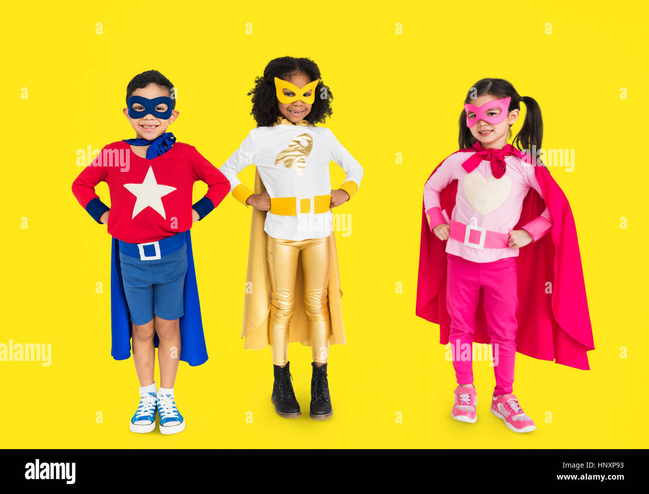 Cheerful Cute Kid Having Fun Concept Stock Photo - Alamy