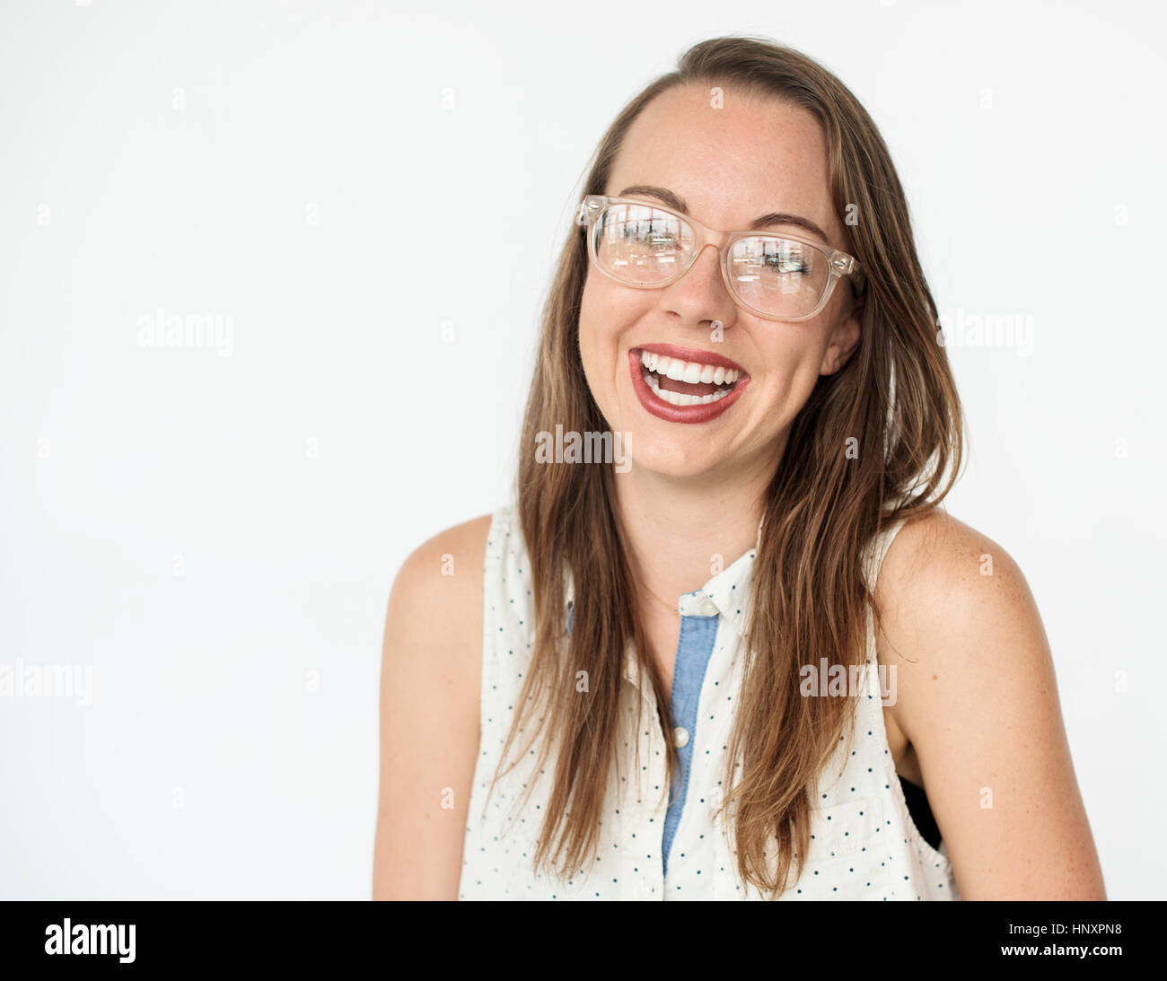Cheerful grin hi-res stock photography and images - Alamy