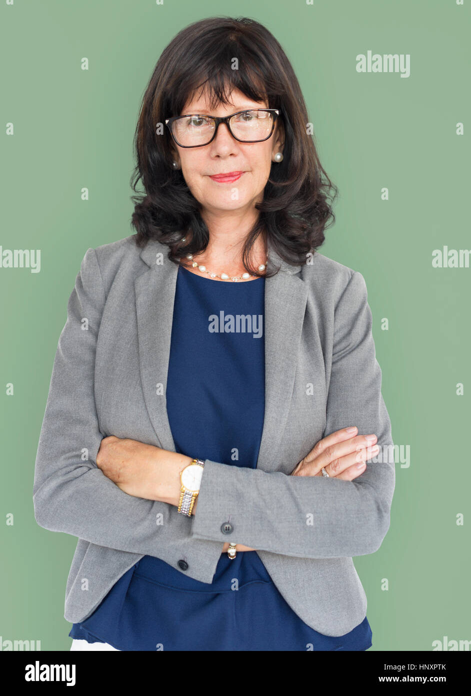 Girl folding arms hi-res stock photography and images - Alamy