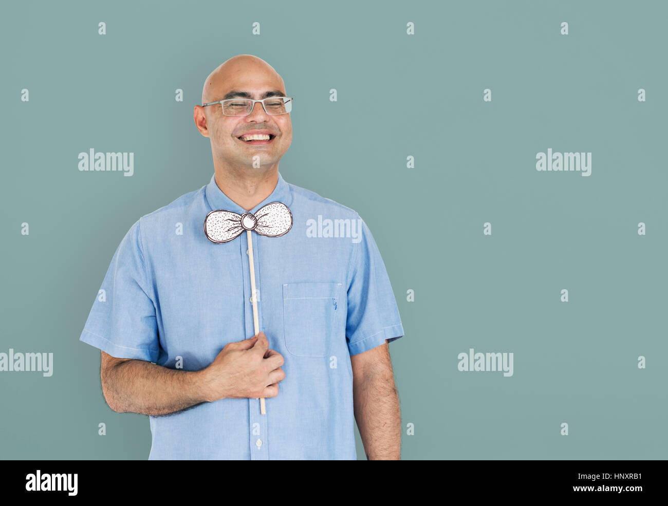 Bald man smiling hi-res stock photography and images - Alamy
