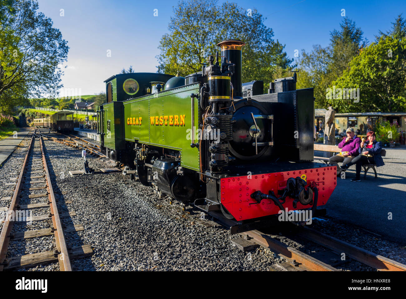 Vale of rheidol railway station hi-res stock photography and images - Alamy