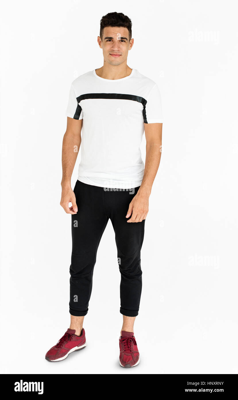 Man Studio Shoot Full Body Concept Stock Photo - Alamy