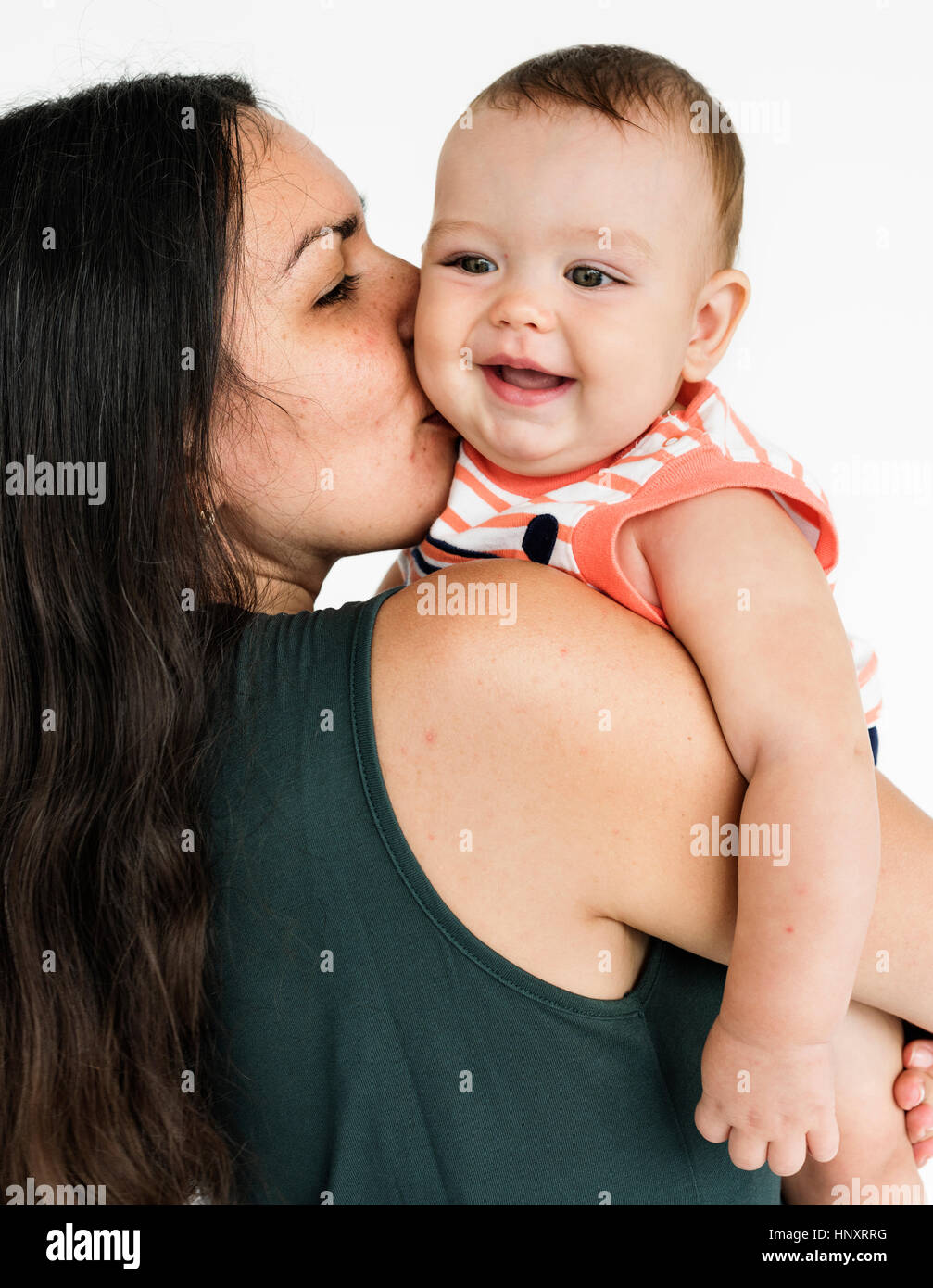 Family Together Studio Portrait Concept Stock Photo - Alamy