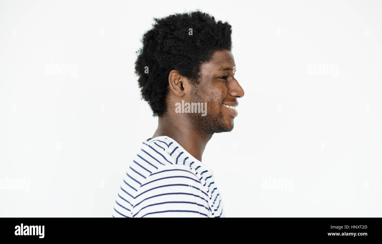 African Male Smiling Portrait Concept Stock Photo - Alamy