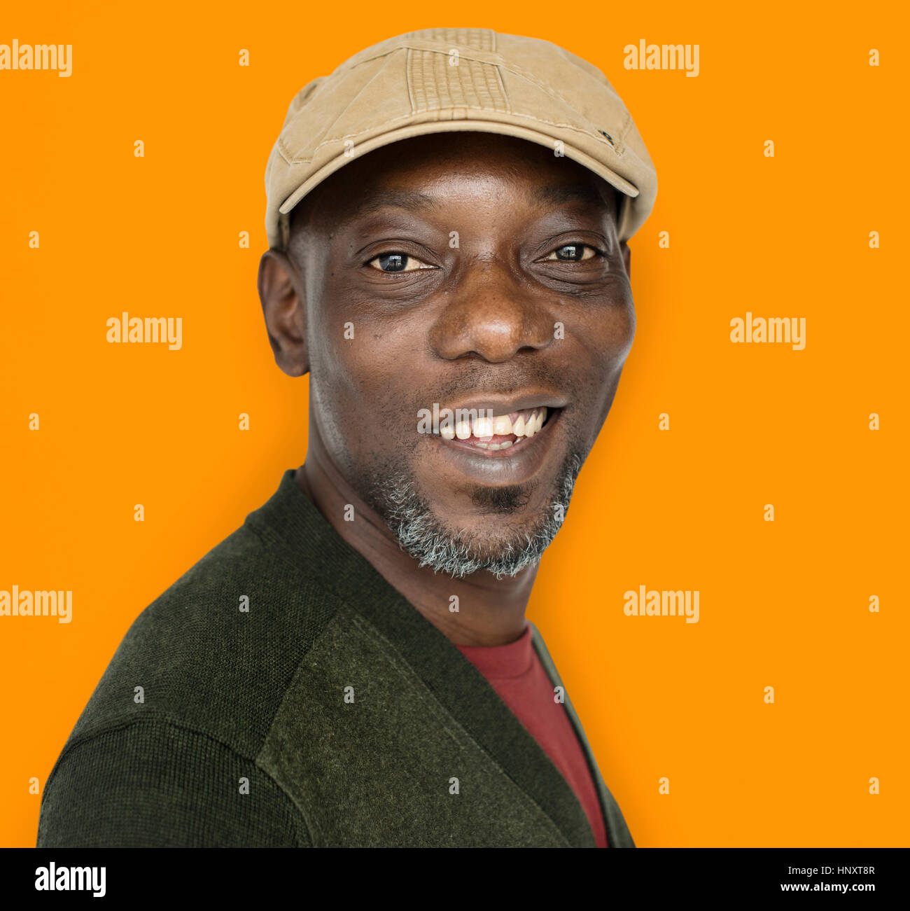 African Descent Man Smile Concept Stock Photo - Alamy
