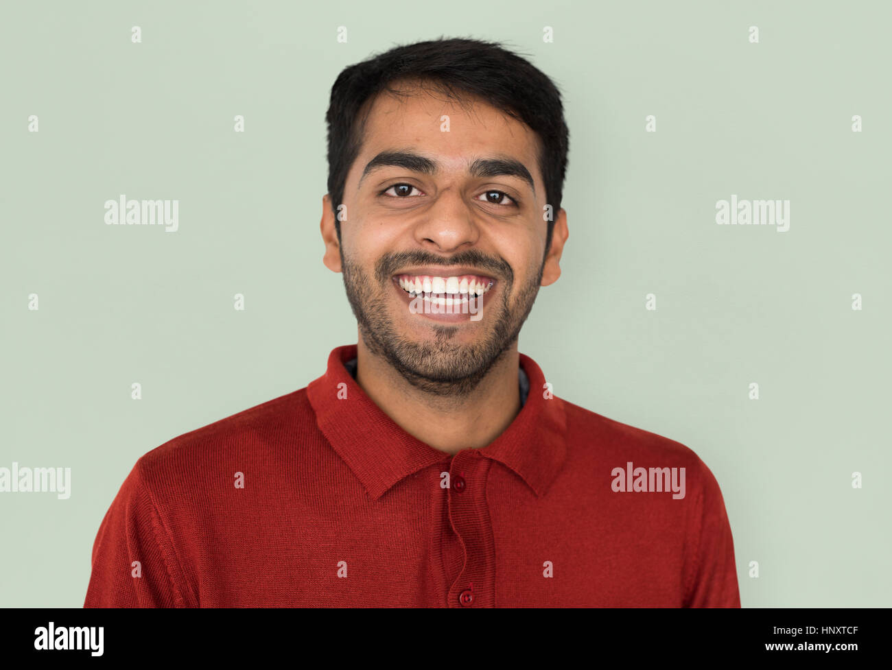 Indian Ethnicity Cheerful Confident Studio Concept Stock Photo - Alamy