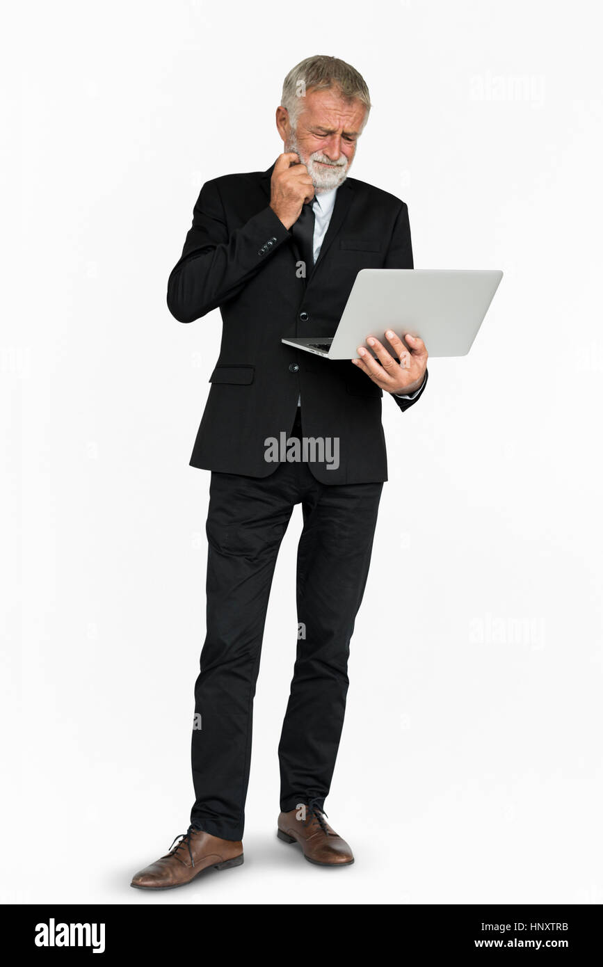 Laptop frustrated man hi-res stock photography and images - Alamy