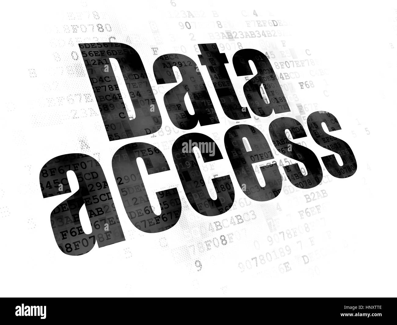 Information concept: Data Access on Digital background Stock Photo - Alamy