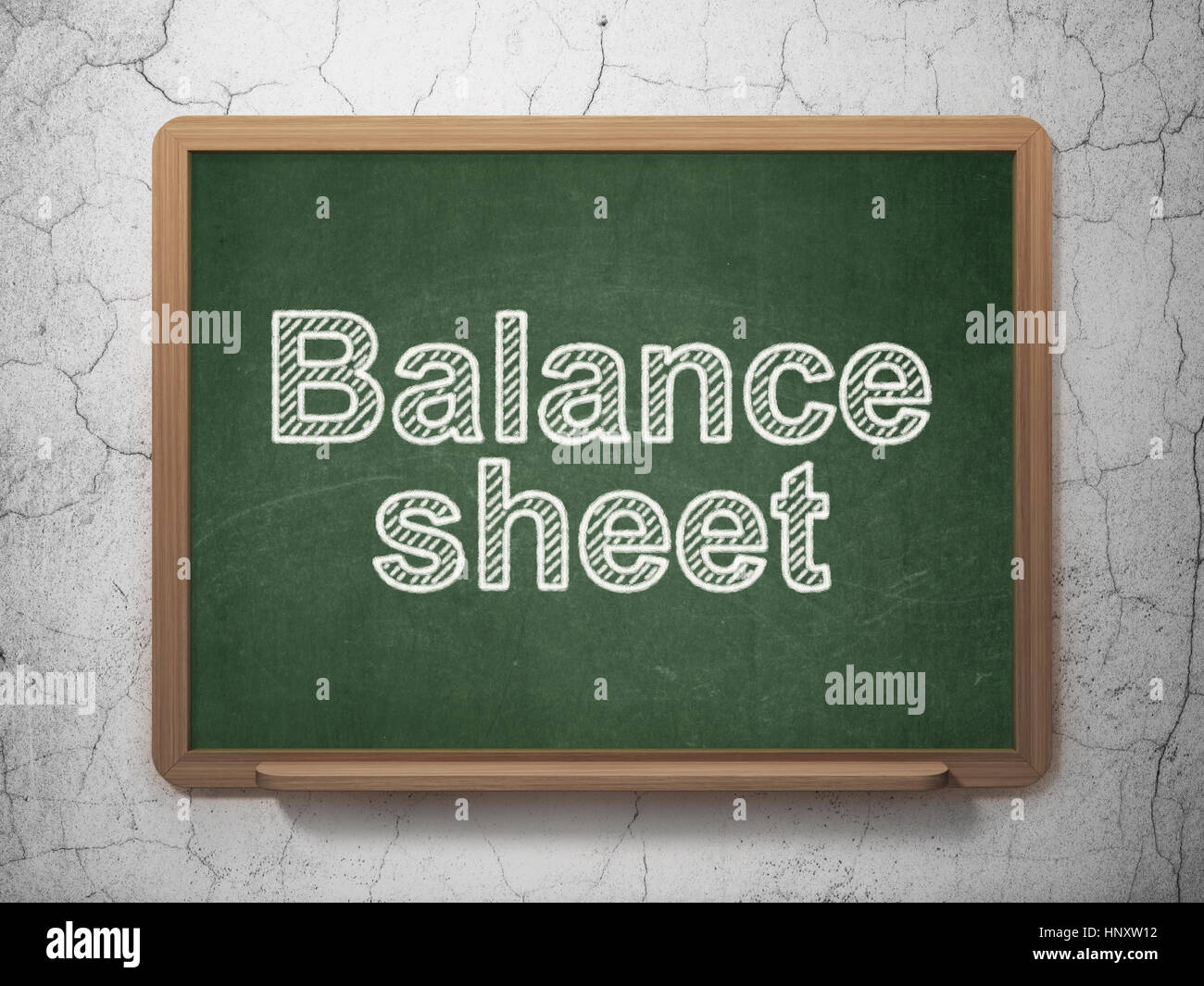 Currency concept: Balance Sheet on chalkboard background Stock Photo ...