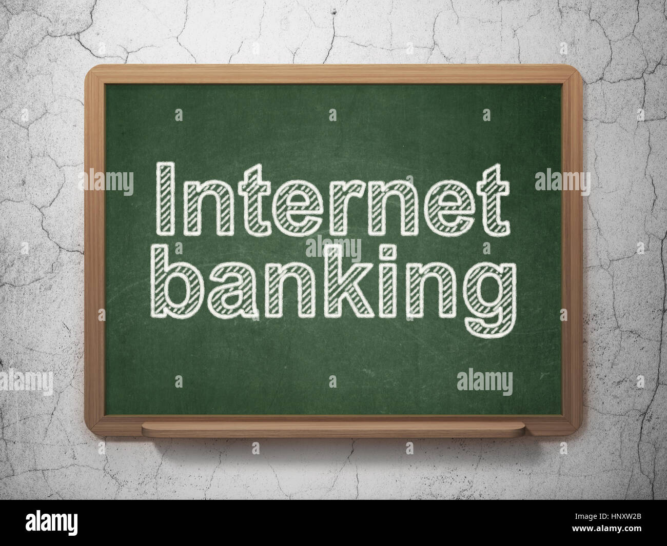 Banking concept: Internet Banking on chalkboard background Stock Photo ...