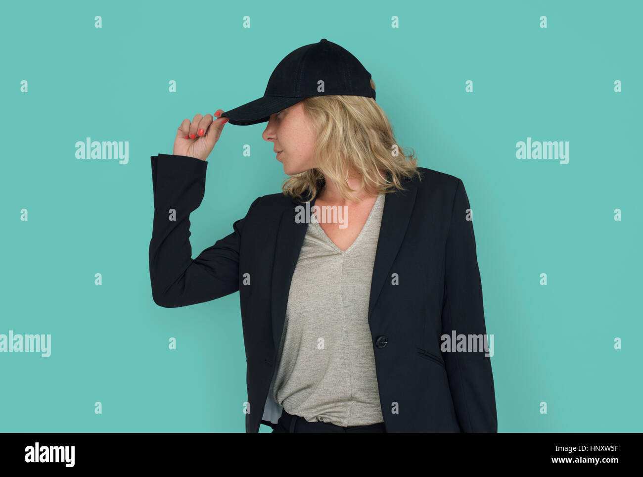 Woman Confidence Self Esteem Portrait Concept Stock Photo - Alamy