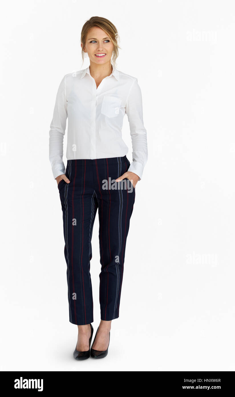 Business woman studio shoot on hi-res stock photography and images - Alamy