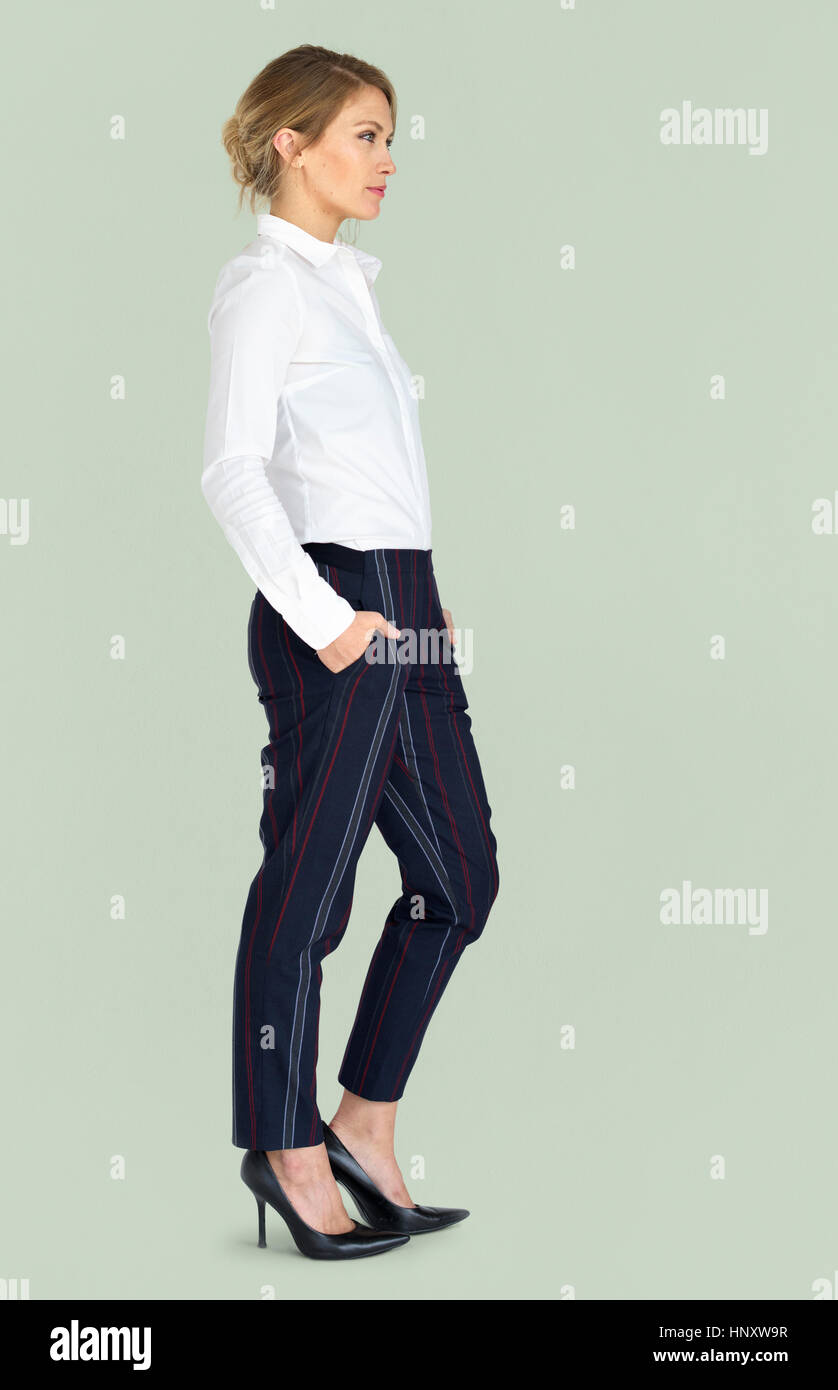 Woman Confidence Self Esteem Portrait Concept Stock Photo - Alamy