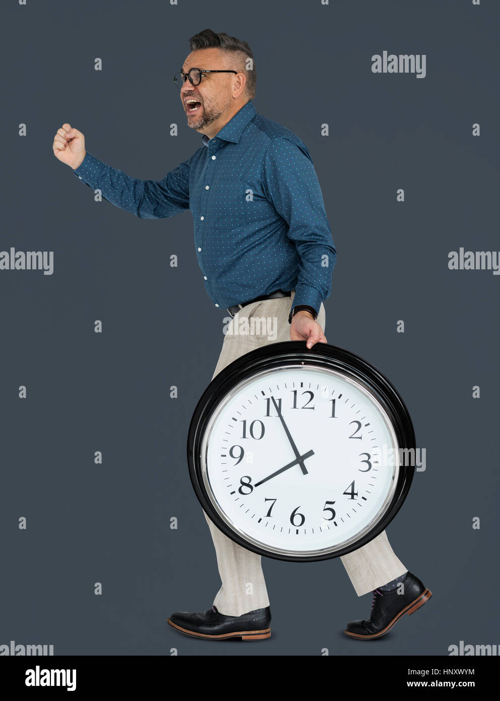 Man rushing hi-res stock photography and images - Alamy