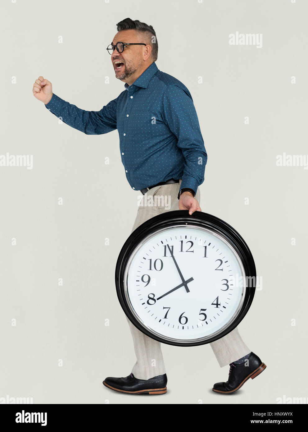 Man rushing hi-res stock photography and images - Alamy
