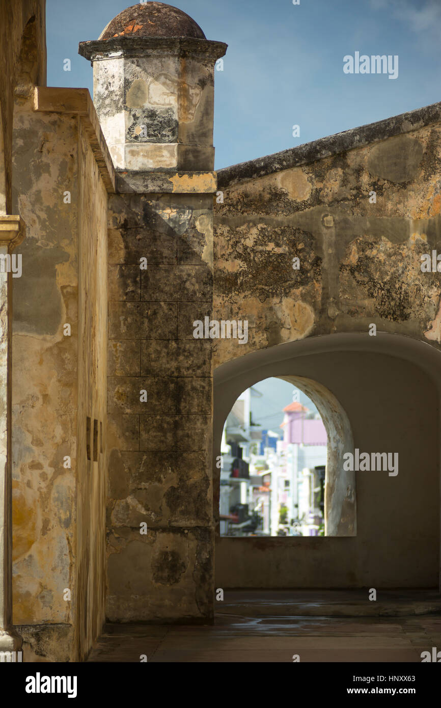COURTYARD WINDOW CASTILLO SAN CRISTOBAL OLD TOWN SAN JUAN PUERTO RICO ...