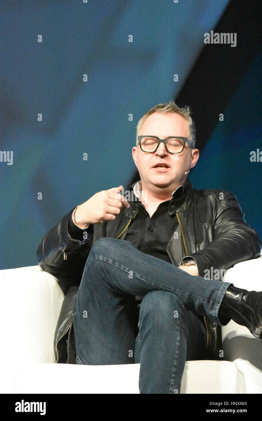 Dublin, Ireland. 16th Feb, 2017. Mike Butcher ‘Editor at TechCrunch ...