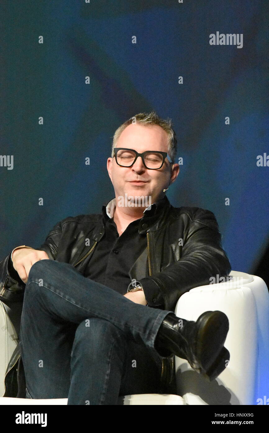 Dublin, Ireland. 16th Feb, 2017. Mike Butcher ‘Editor at TechCrunch ...