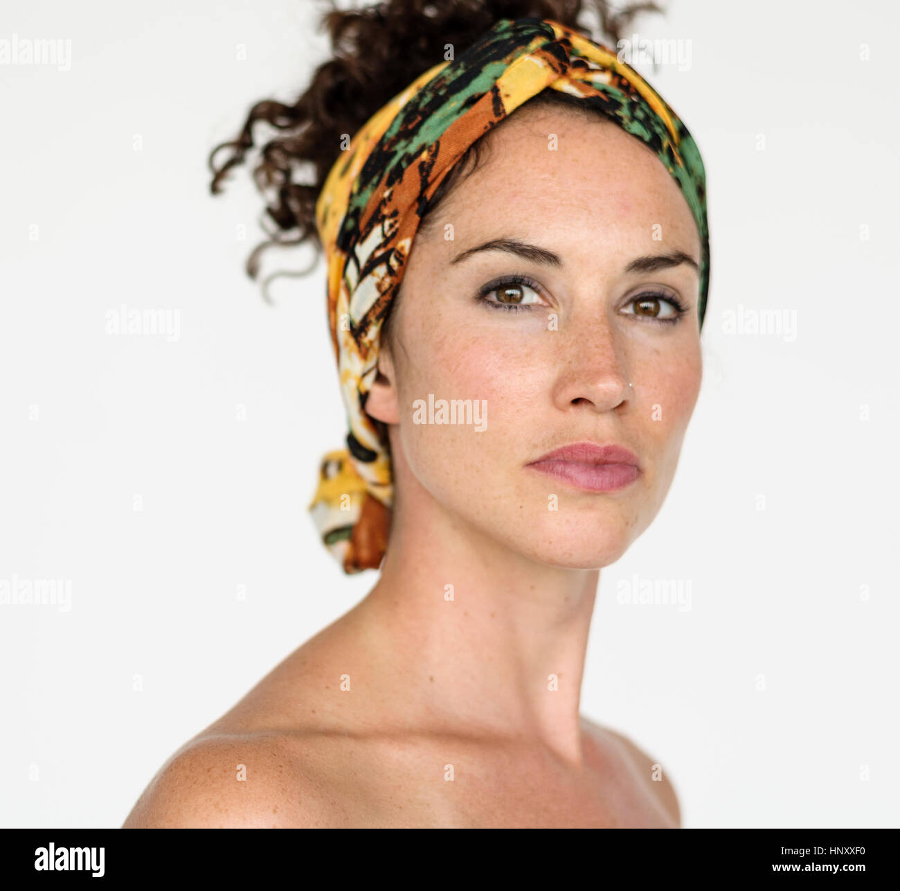 Portrait Studio Woman Female Model Stock Photo - Alamy