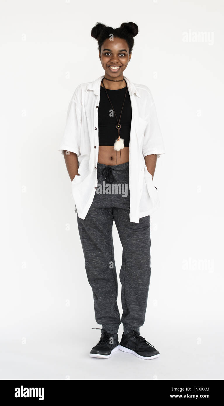 Portrait Studio Woman Female Model Stock Photo - Alamy