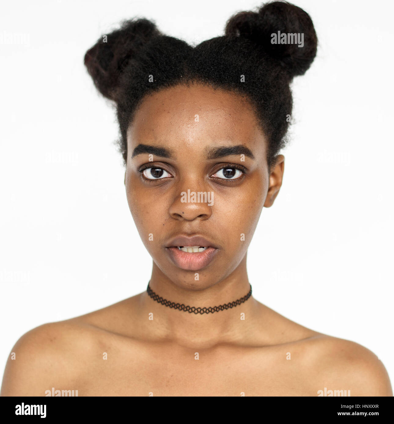 Portrait Studio Woman Female Model Stock Photo - Alamy