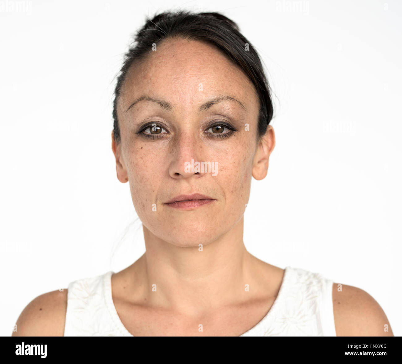 Portrait Studio Woman Female Model Stock Photo - Alamy