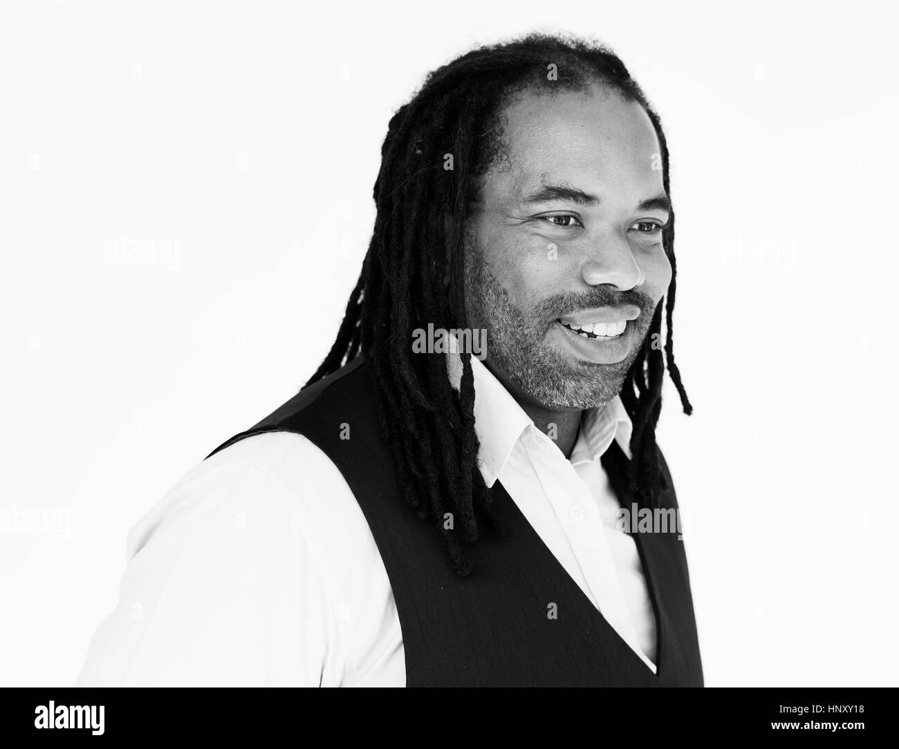 Studio People Shoot Portrait Isolated on White Stock Photo - Alamy