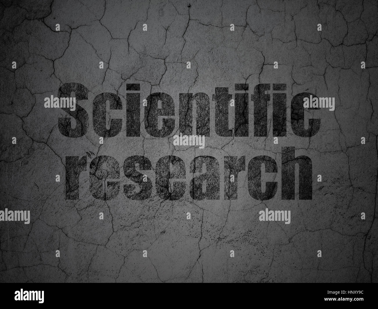 Science concept: Scientific Research on grunge wall background Stock ...