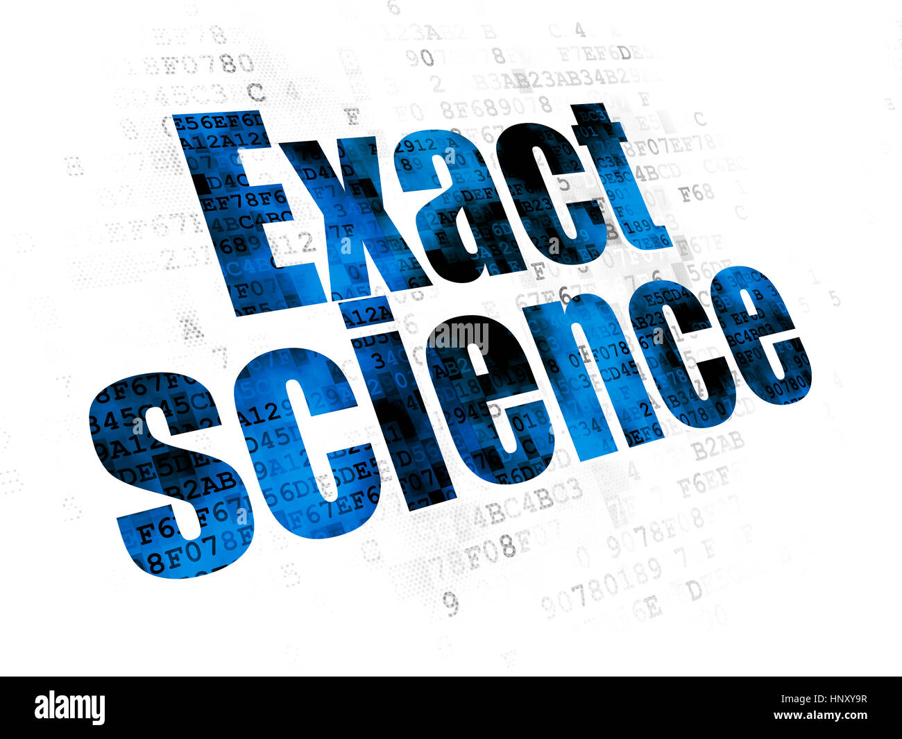Science concept: Exact Science on Digital background Stock Photo - Alamy