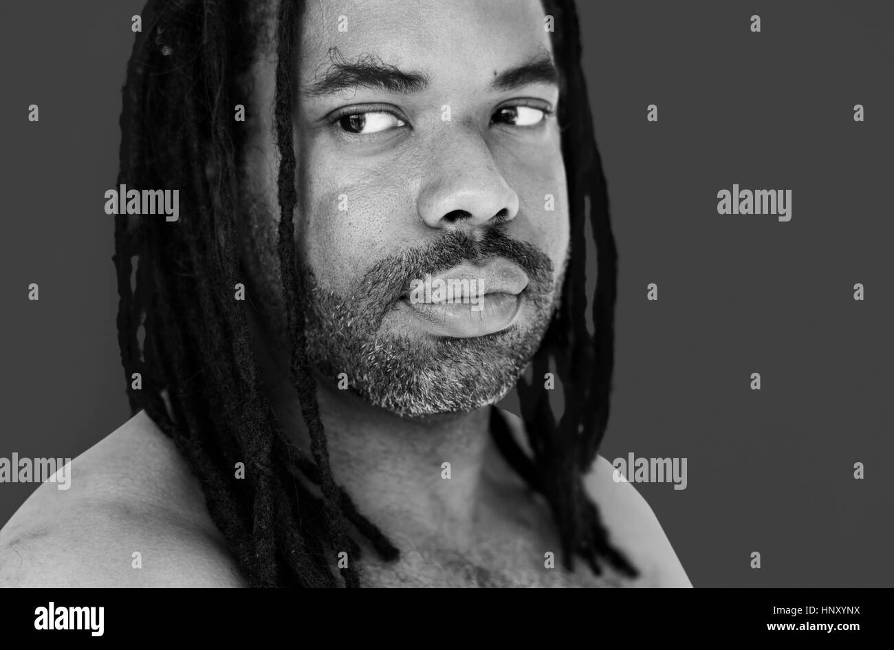 Studio People Shoot Portrait Isolated Stock Photo - Alamy