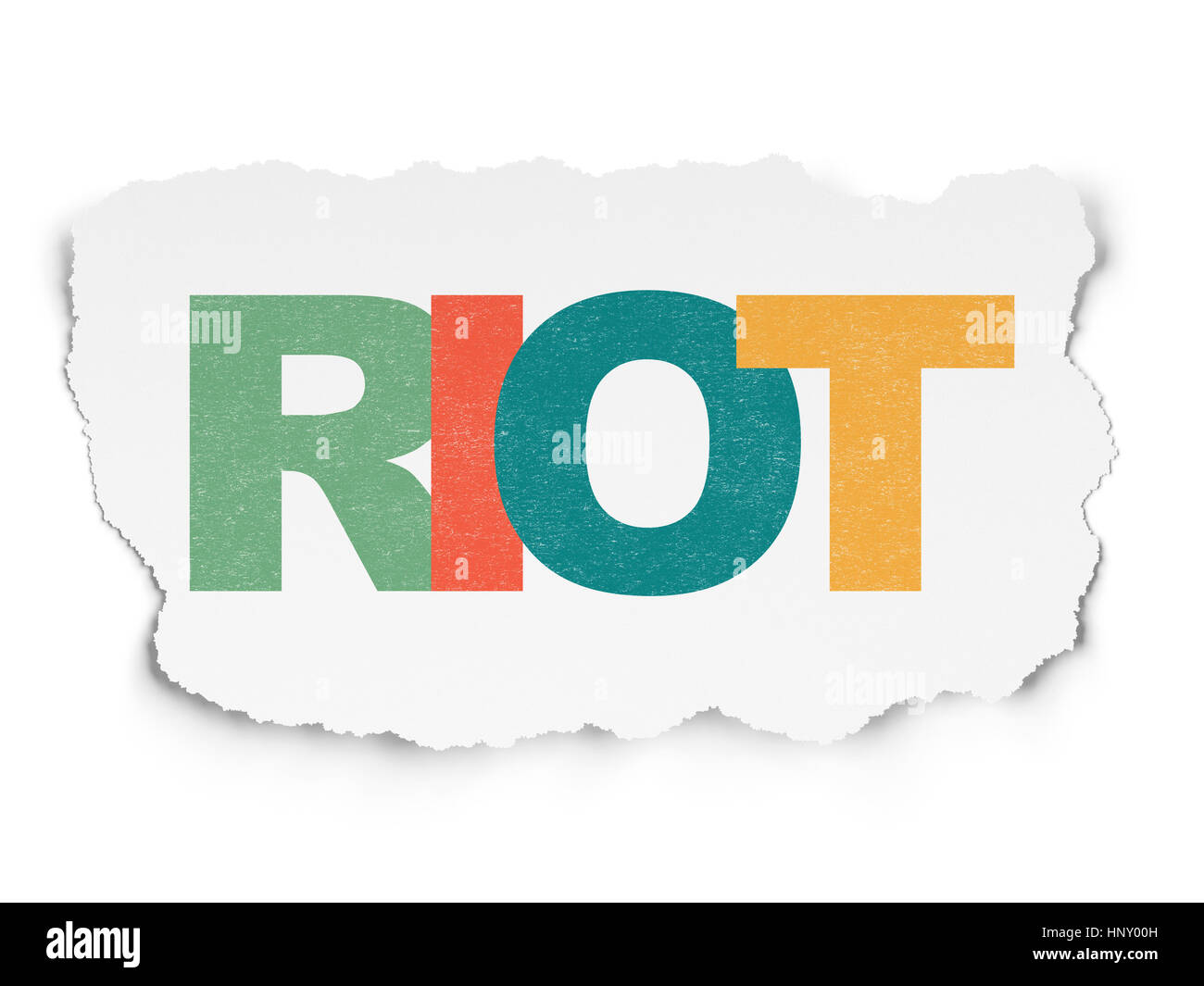 Politics concept: Riot on Torn Paper background Stock Photo - Alamy