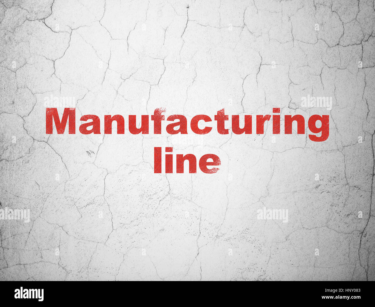 Industry concept: Manufacturing Line on wall background Stock Photo - Alamy