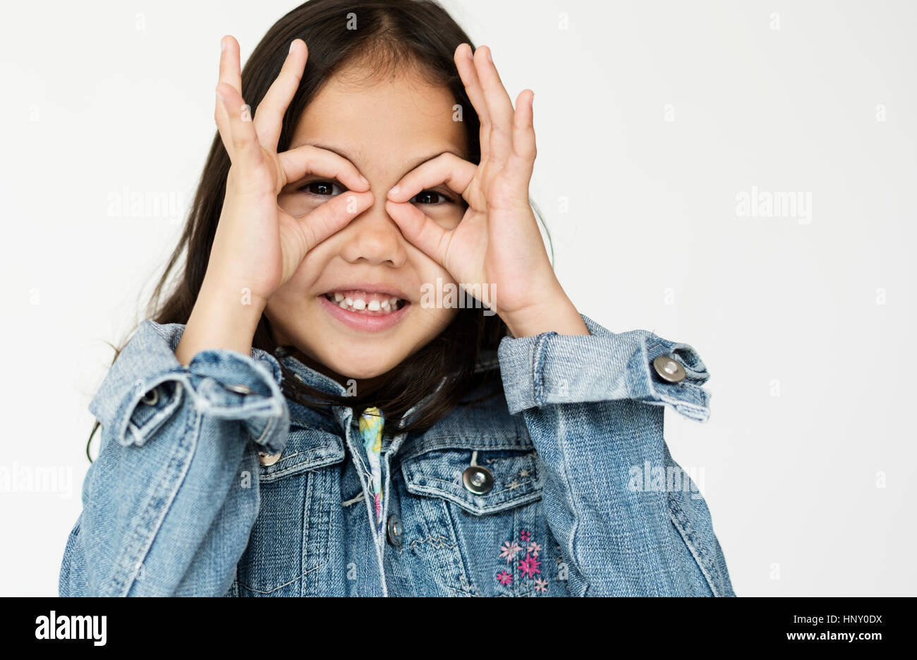 Studio People Kid Model Shoot Race Stock Photo - Alamy
