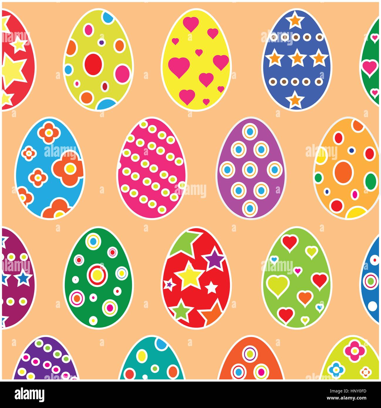 Vector illustration of Easter eggs background Stock Vector Image & Art ...