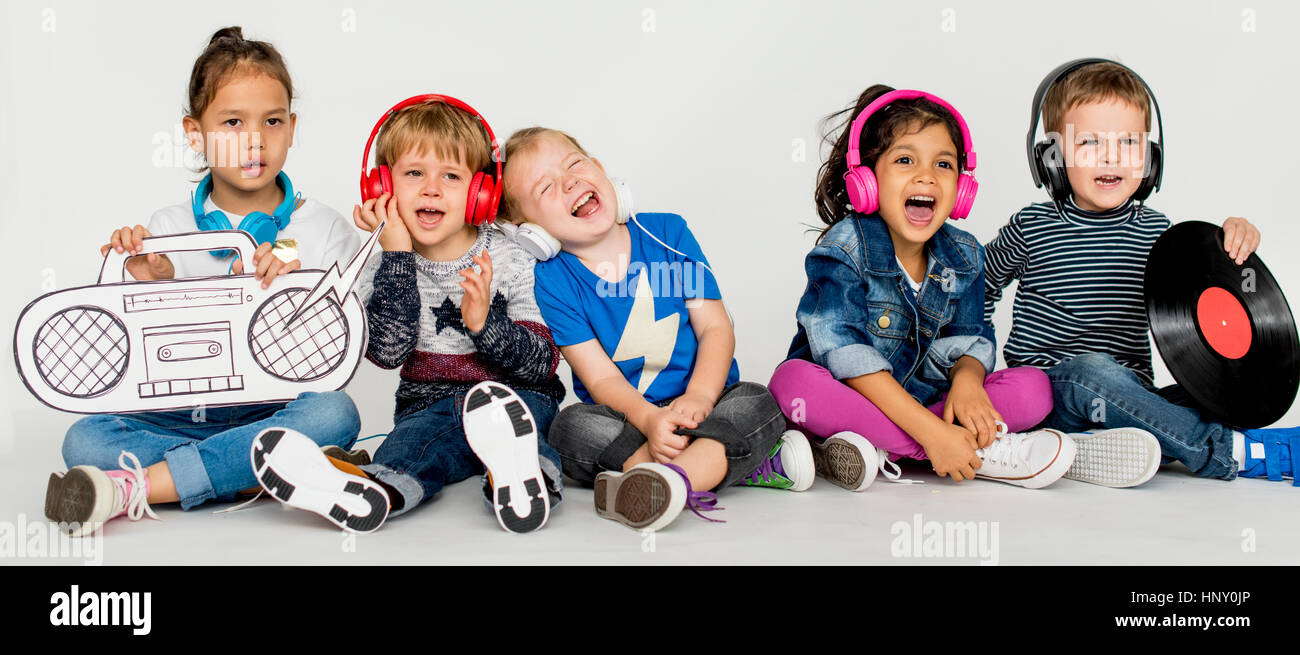 Studio People Kid Model Shoot Race Stock Photo - Alamy