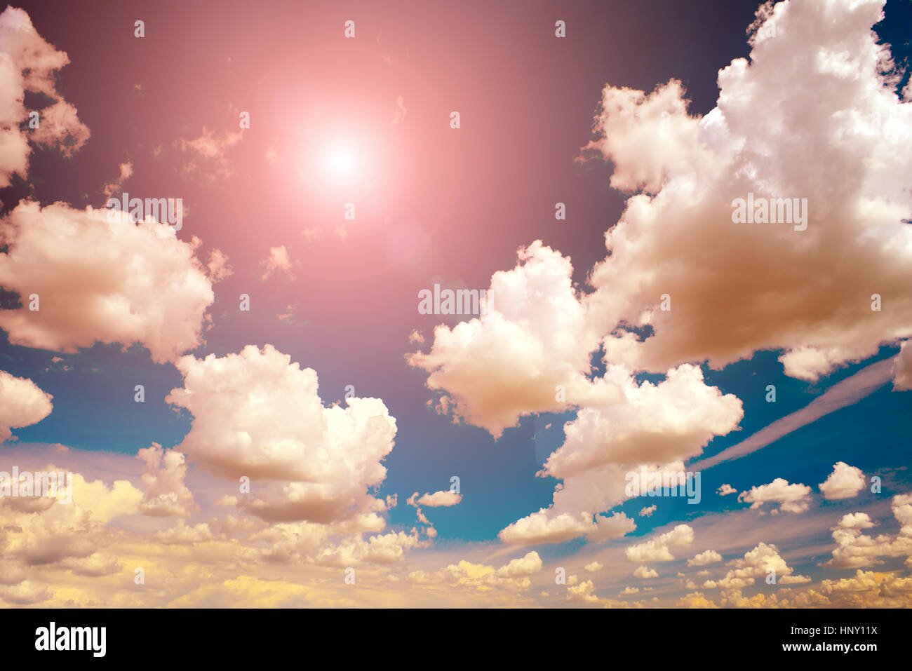 Heavenly Sunset Background