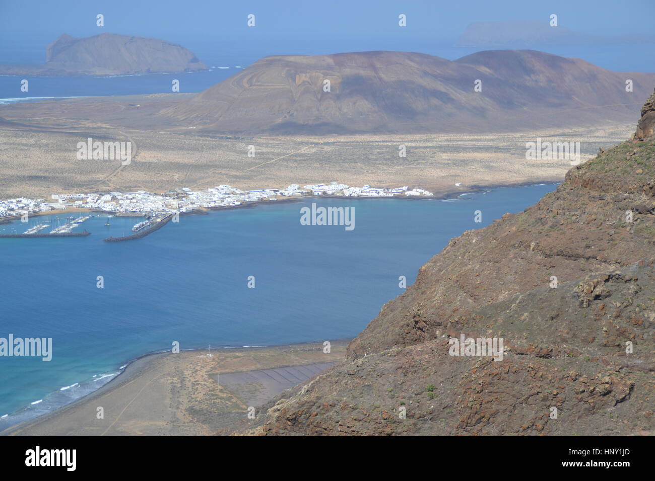 Lanzarote island has a volcanic origin. It was born through fiery ...