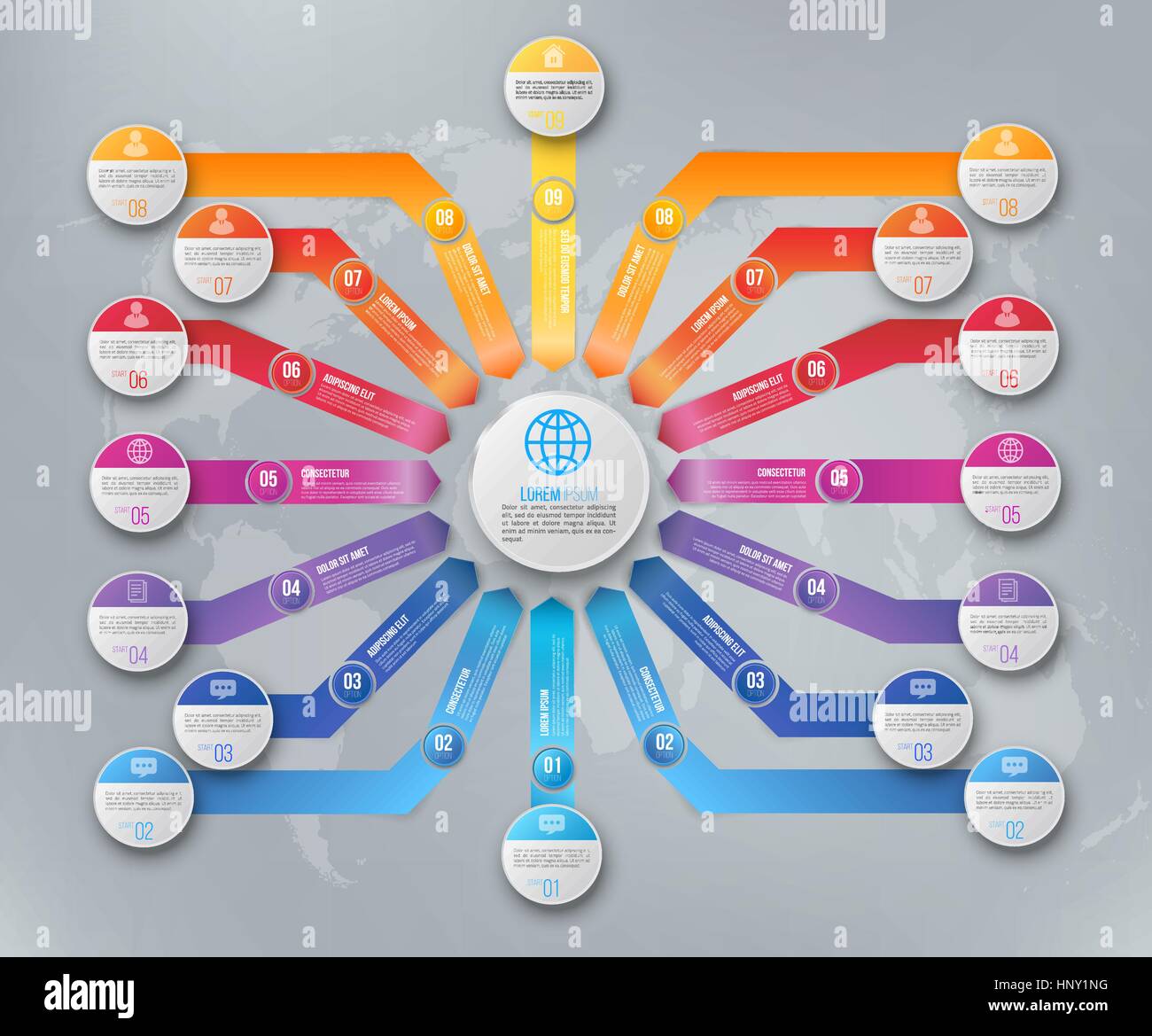Roadmap infographic hi-res stock photography and images - Alamy