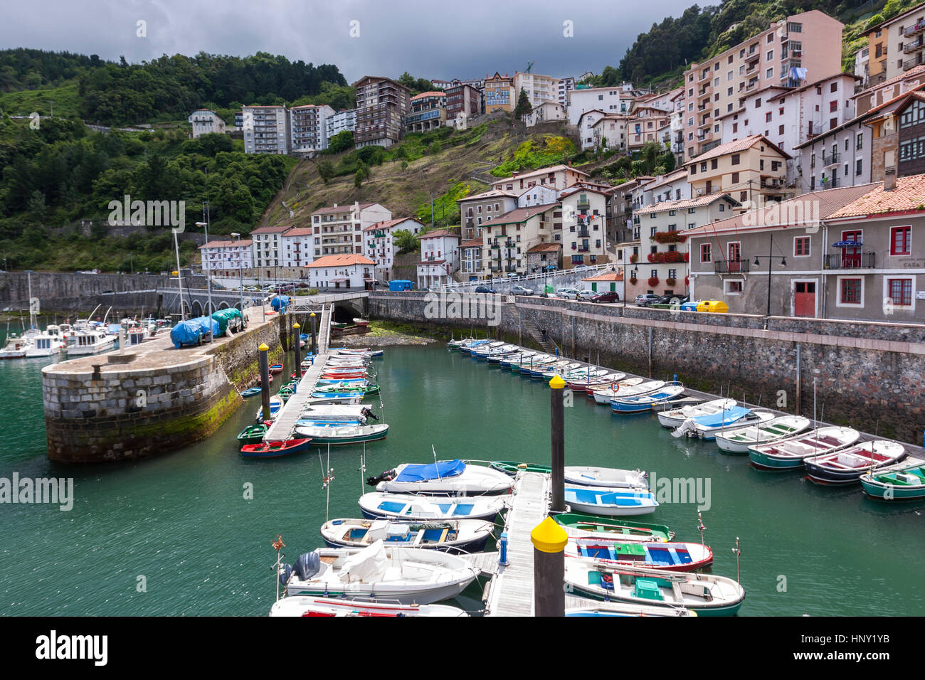 Elantxobe fishing village, Biscay, Basque Country, Spain Stock Photo ...