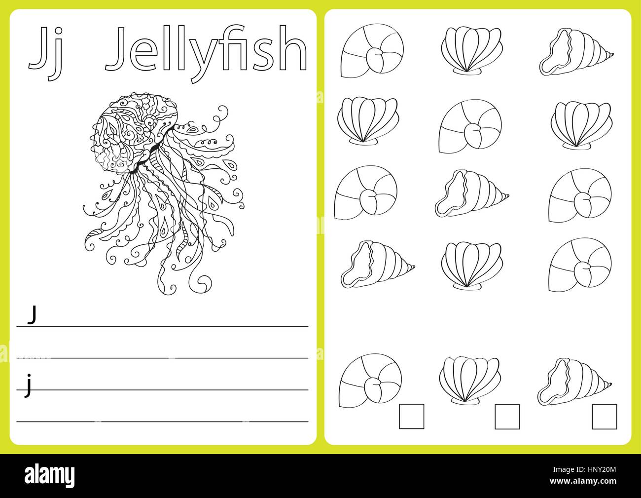 Alphabet A-Z - puzzle Worksheet, Exercises for kids - Coloring book ...